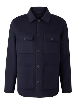 Bogner Double-face Overshirt Larry - Navy Blue