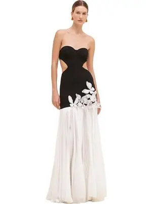 PatBO Strapless Maxi Dress - Black