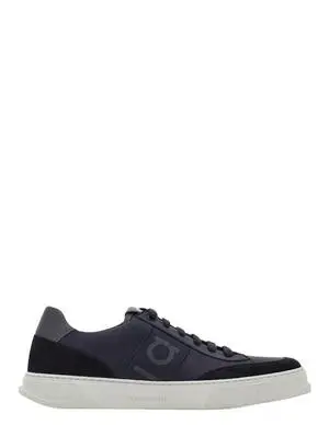 SALVATORE FERRAGAMO Low-Top Sneaker With Gancini Detail