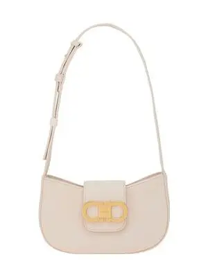 FERRAGAMO Double Gancini Mini Shoulder Bag - Pink