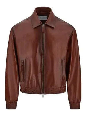 FERRAGAMO Nappa Blouson - Natural