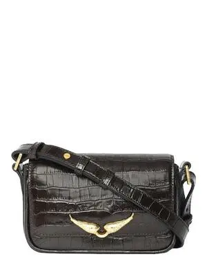 Zadig&Voltaire Le Zazi Croco Bag - Natural
