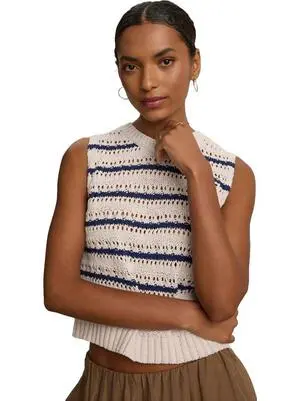 VELVET BY GRAHAM & SPENCER Velvet By Graham & Spencer Calista Crochet Sweater Vest