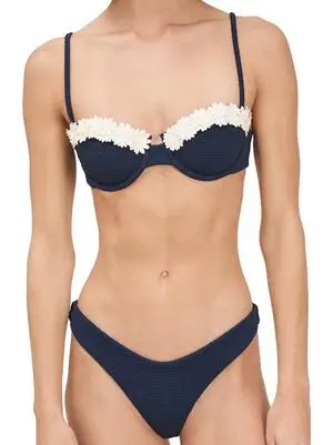 Devon Windsor Georgie Underwire Top - Navy