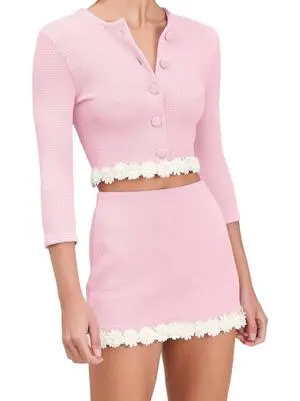Devon Windsor Hollis Mini Skirt - Pink