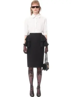 Valentino Garavani Cotton Poplin Bow Shirt - White