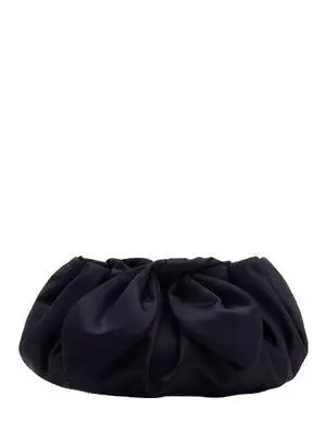 Oscar De La Renta Mini Satin Bow Clutch - Red