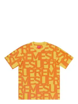 Supreme Spellout Short-sleeve Top 'yellow' Yellow
