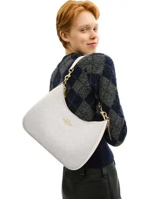 COACH® Teri Hobo Bag In Signature Canvas - Signature Canvas/gold/white/chalk