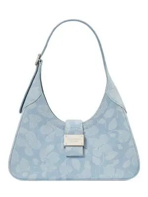 KATE SPADE NEW YORK Small Noveau Printed Denim Shoulder Bag