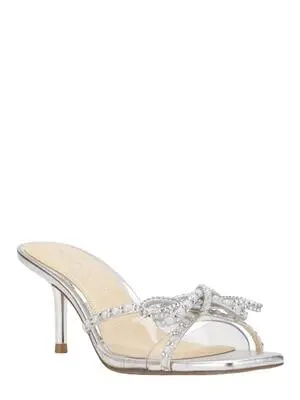 Jessica Simpson Cornilia Slide Sandal Silver/ Clear