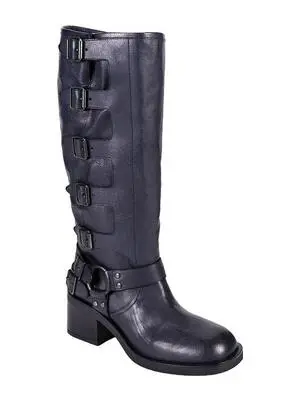 ROAN Callow Leather Riding Boot - Anthracite Hd