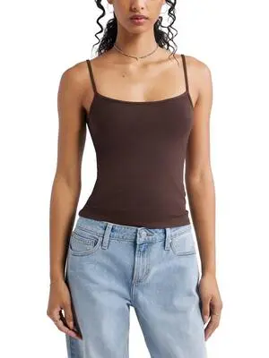 Bp. Core Stretch Cotton Camisole Brown Coffee