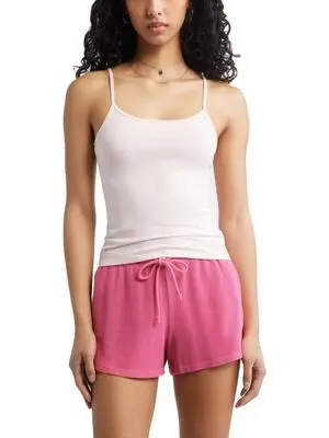 Bp. Core Stretch Cotton Camisole Pink Balm