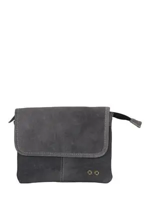 Bed Stu Ziggy Leather Crossbody Belt Bag Ash Velvet