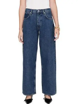 ANINE BING Manon Wide Leg Jean Sea Blue