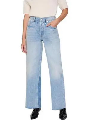 ANINE BING Manon Wide Leg Jean Tux Blue