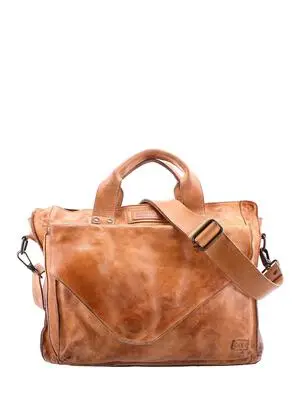 Bed Stu Leather Messenger Bag Tan Dd