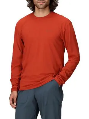 MARMOT Airexchange Solarshield Upf Long Sleeve Crewneck T-shirt - Sumac