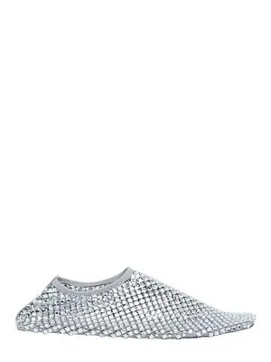 Christopher Esber Minette Bezeled Mesh Ballerina Flats Bezeled Grey