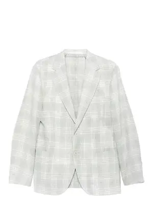 ELEVENTY Checked Blazer