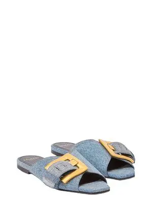 Balmain Anthem Flat Denim - Blue
