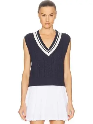 Beyond Yoga Cable Knit Vest - Nocturnal Navy