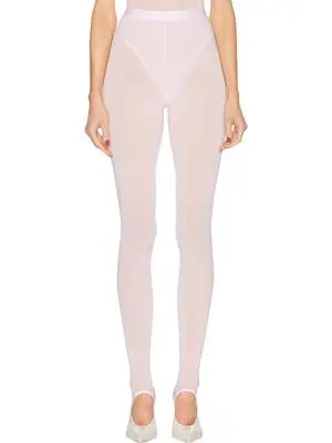 Wardrobe.NYC Low Rise Trouser - Blush