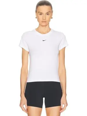 Nike Chill Knit T-shirt - White & Black