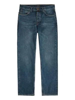Nudie Jeans Straight-leg Jeans - Indigo