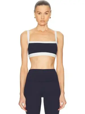 Splits59 Monah Rigor Bra In Black - Indigo & White