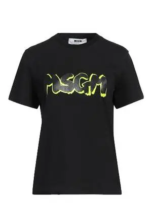 MSGM Cotton T-shirt - Black