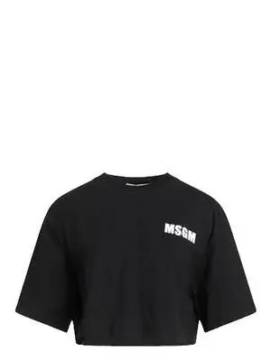 MSGM Cotton T-shirt - Black