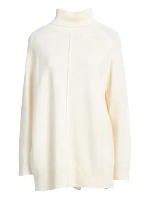 SEMICOUTURE Knitted Turtleneck Sweater - White