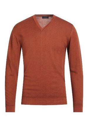 DANIELE FIESOLI Sweater Merino Wool Rust