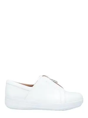Fitflop Soft Leather Sneakers - White