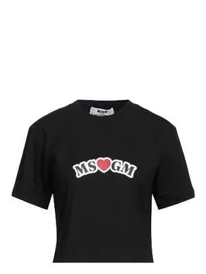 MSGM Cotton Jersey T-shirt - Black