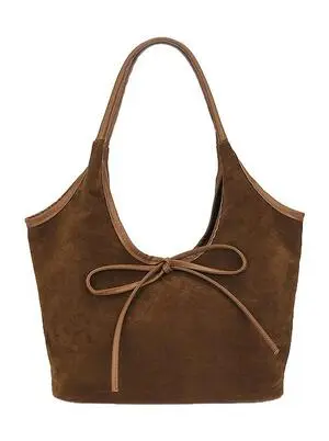 8 Other Reasons Bow Shoulder Bag - Taupe