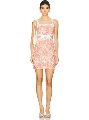 Minkpink Petal Contrast Mini Dress - Pink