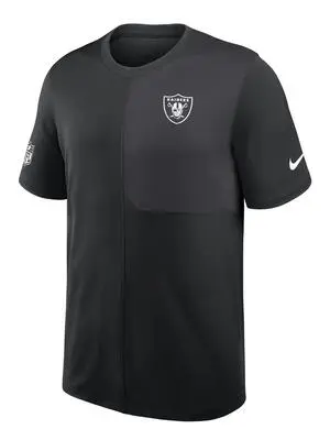 Nike Las Vegas Raiders Sideline Coach Nfl Top - Black