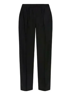 Fabiana Filippi Creased Straight-leg Trousers - Black