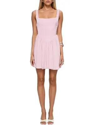Princess Polly Strappy Corset Mini Dress - Pink