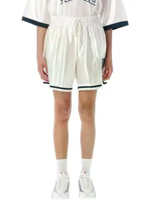 Nike Logo-embroidered Thigh-length Shorts - White