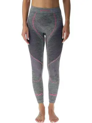 Uyn Logo-waistband Performance Leggings - Grey