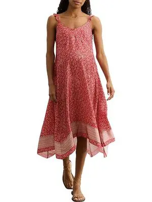 Hatch Collection The Corrine Maternity Dress - Poppy Blush