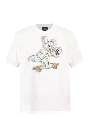 Paul Smith Skate Bunny-print T-shirt - White