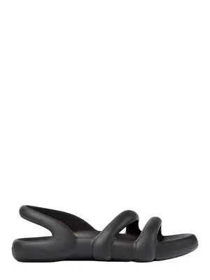 Camper Flat Sandal - Black