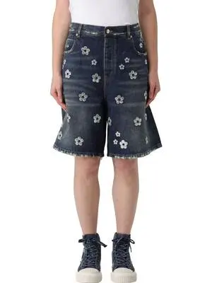 Marc Jacobs Floral Embellished Shorts - Blue