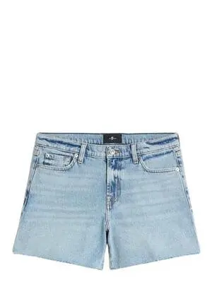 7 FOR ALL MANKIND Cutoff Denim Shorts