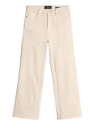 7 For All Mankind Luxe Vintage Cropped Alexa - Neutral